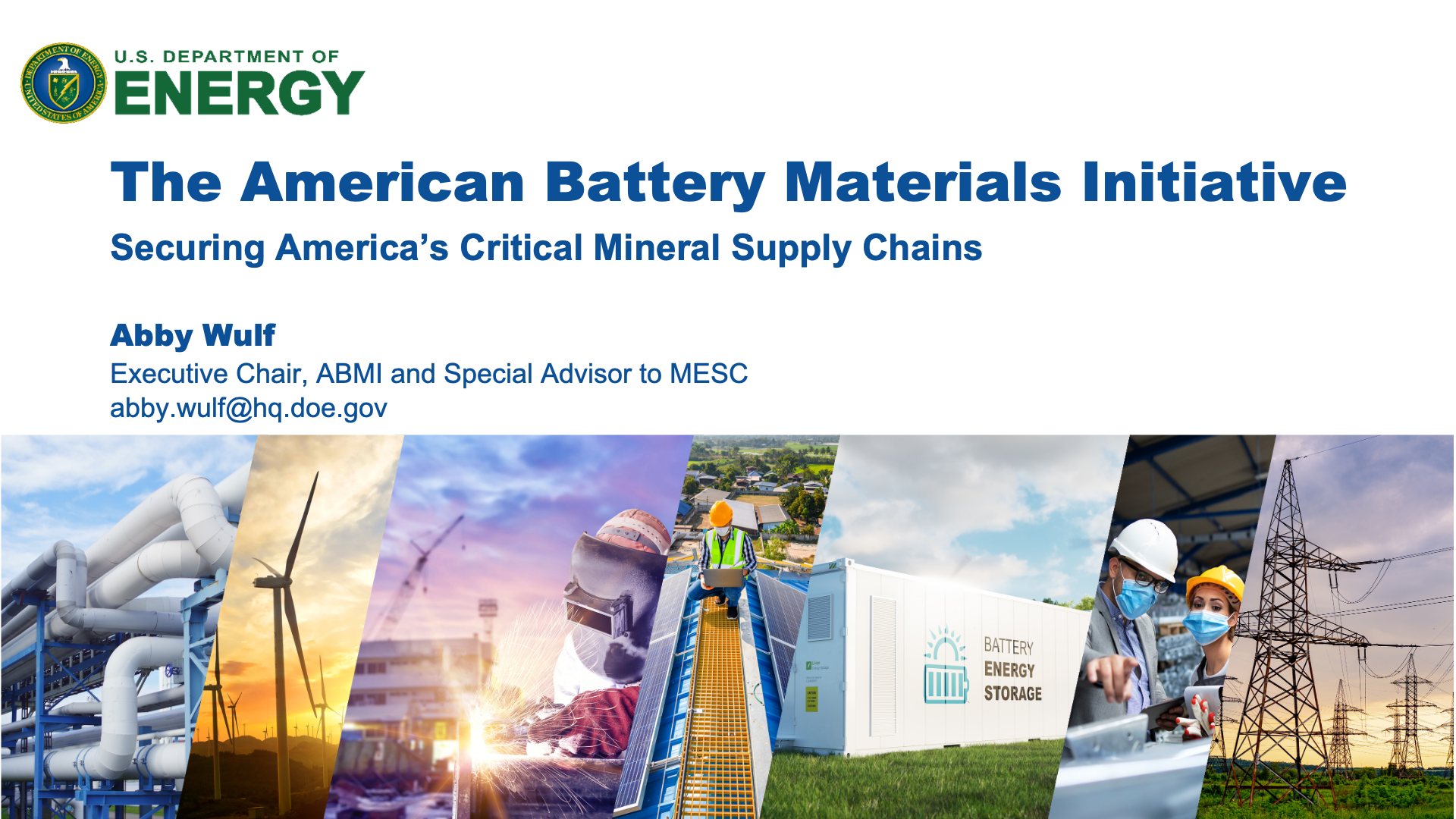 The American battery materials initiative: Securing America’s critical ...