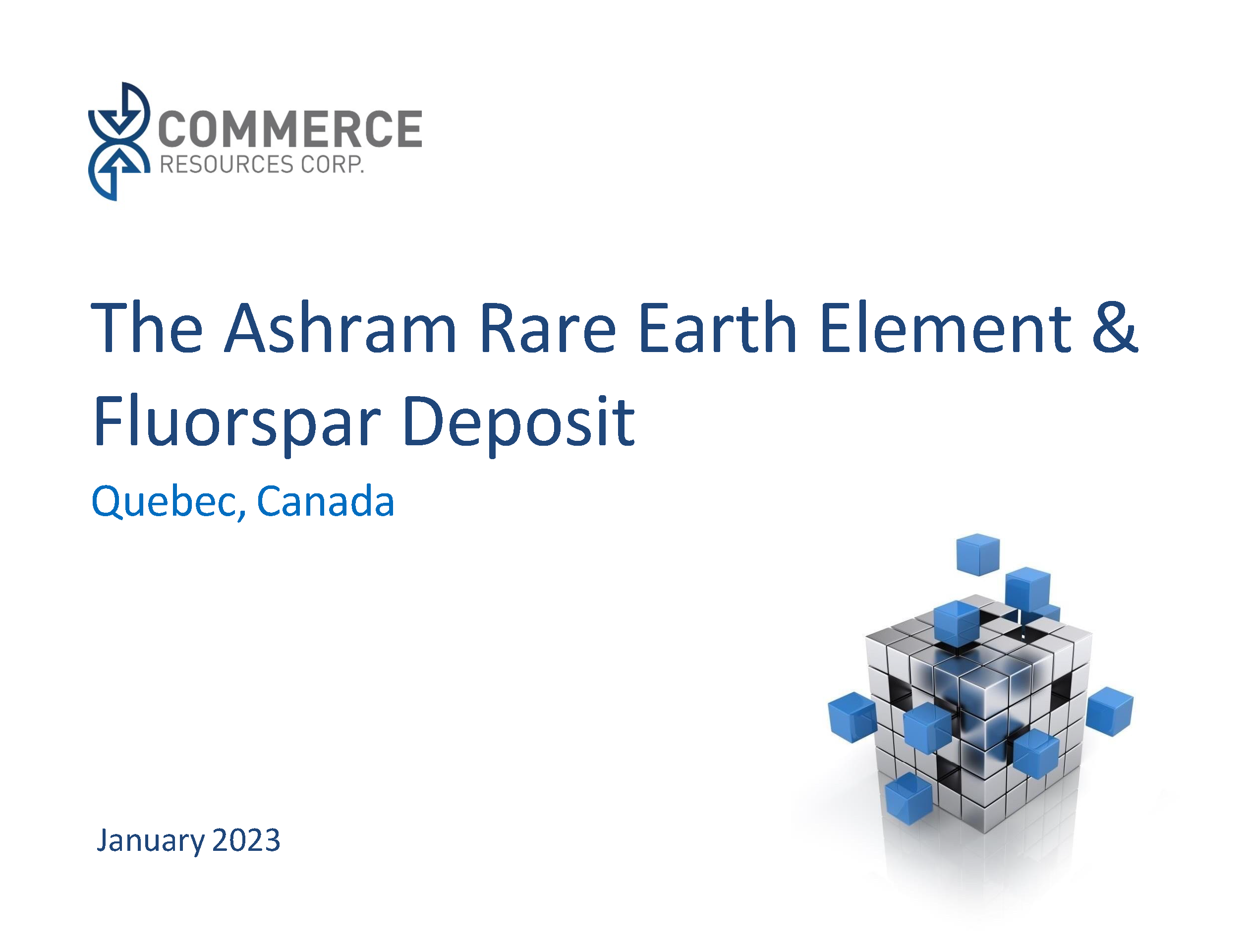 The Ashram rare Earth element & fluorspar deposit - Chris Grove